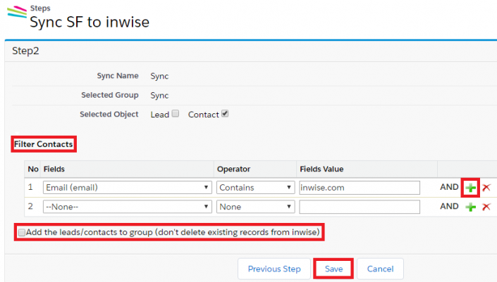 Synchronizing Contacts Leads From Salesforce To Inwise Inwise