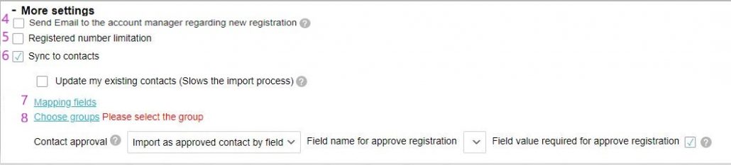 Create signup forms (Embedded in a website) - inwise