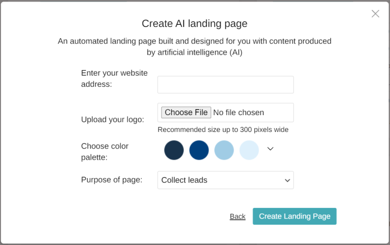The Easiest Landing Ever: How to Create a Landing Page with AI - inwise